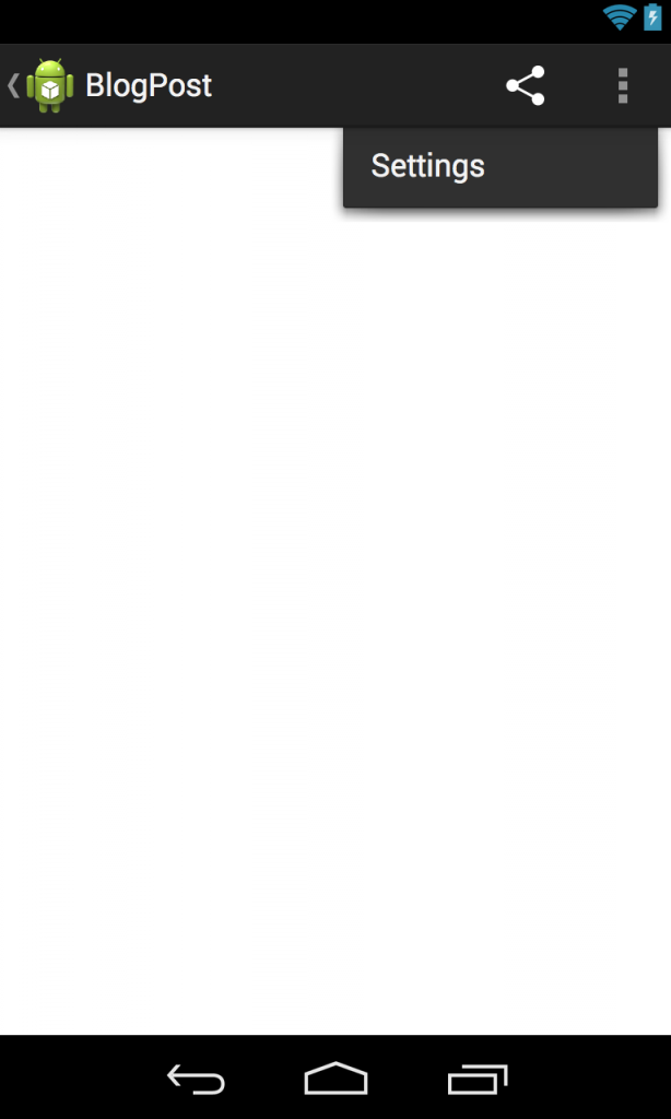 xml - Android Studio Share Icon doesn't appear in my other activity - Stack Overflow
