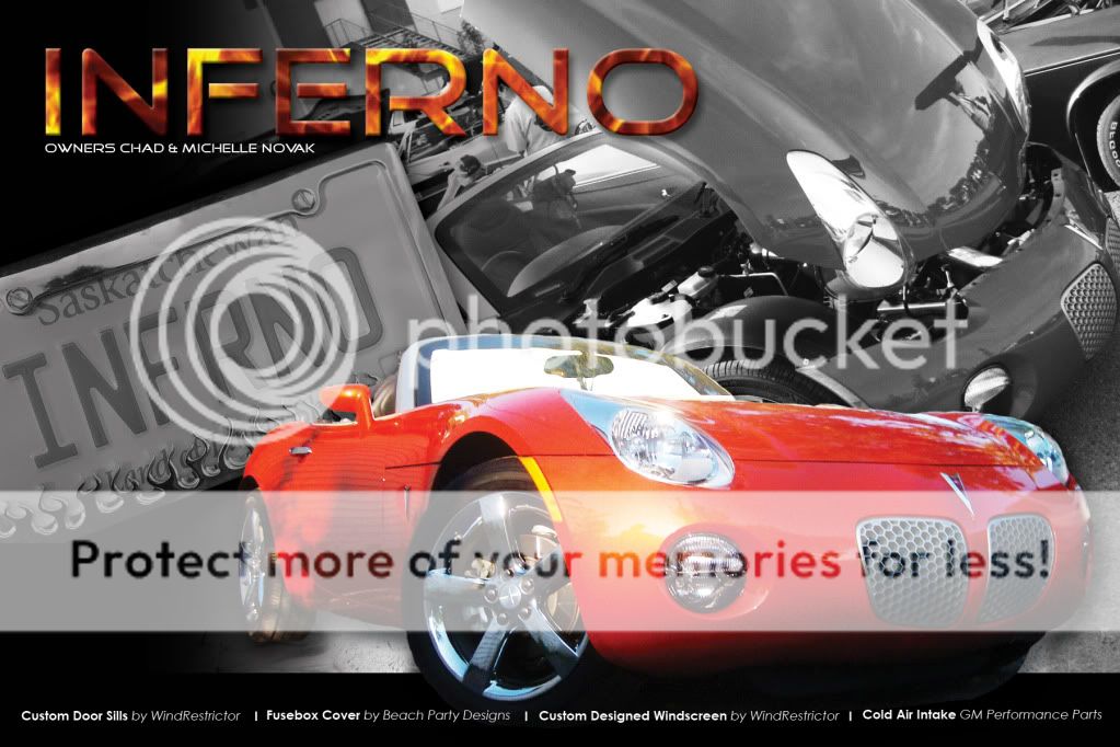 Custom Designed Car Show Cards | Pontiac Solstice Forum